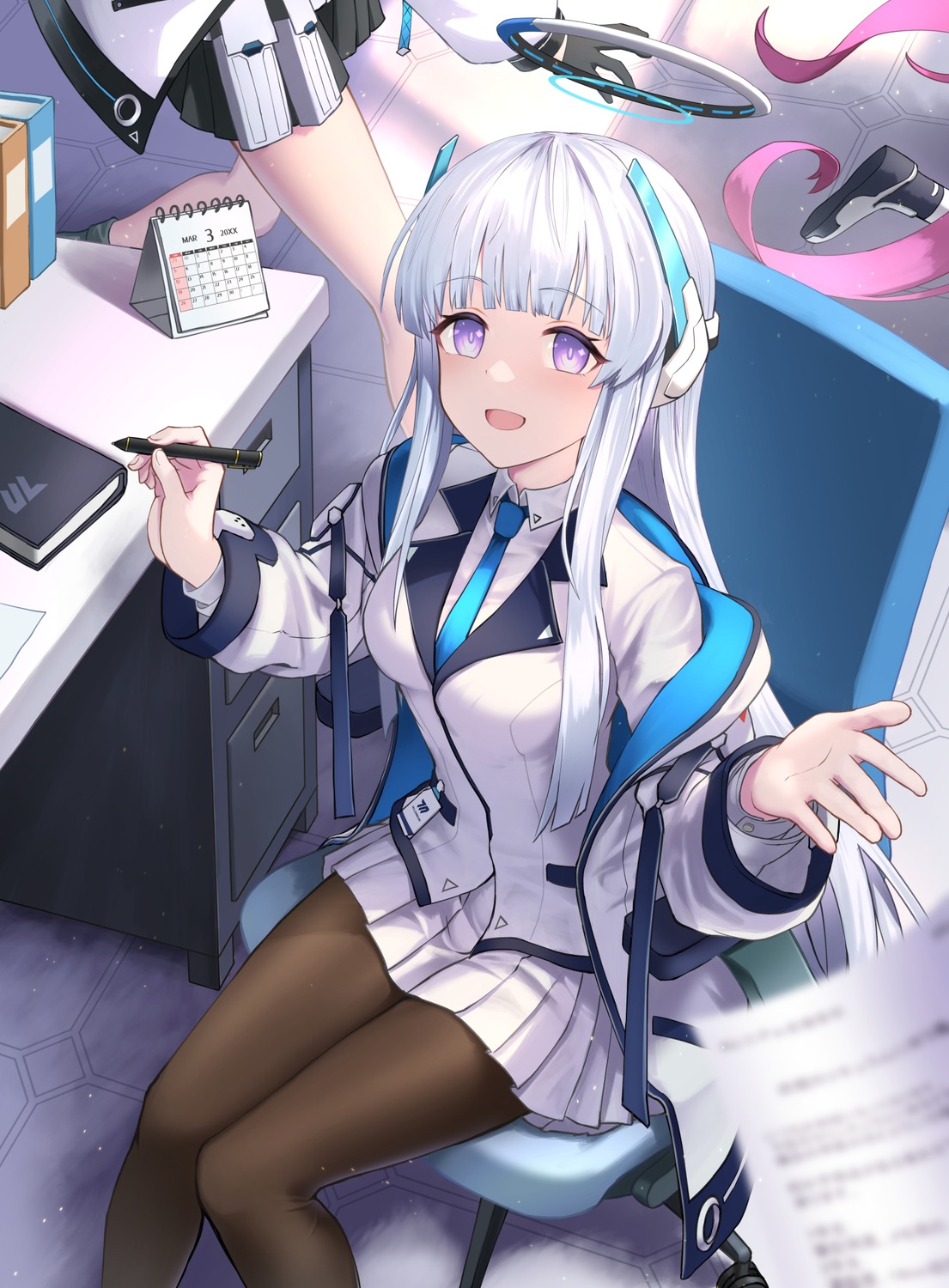 iroia blue archive ushio noa halo pantyhose uniform | #1074322 | yande.re